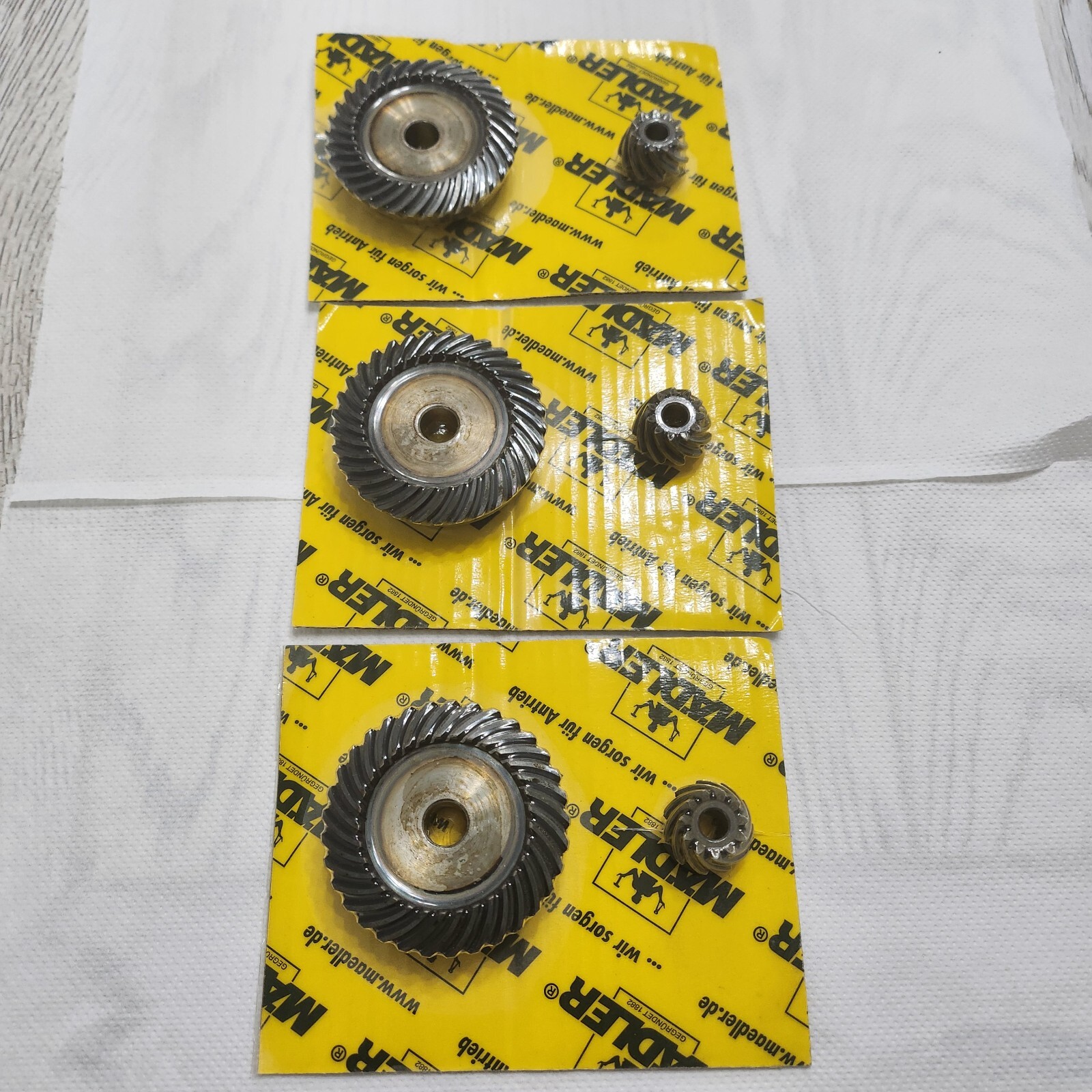 MÄDLER ( Maedler ) Bevel Gears Steel Spiral Tooth Module 1.3 Ratio 3:1 ...