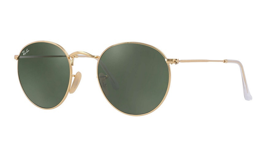 Sunglasses RB3447 ROUND METAL - Classic GREEN Lens -Ray Ban Standard ...