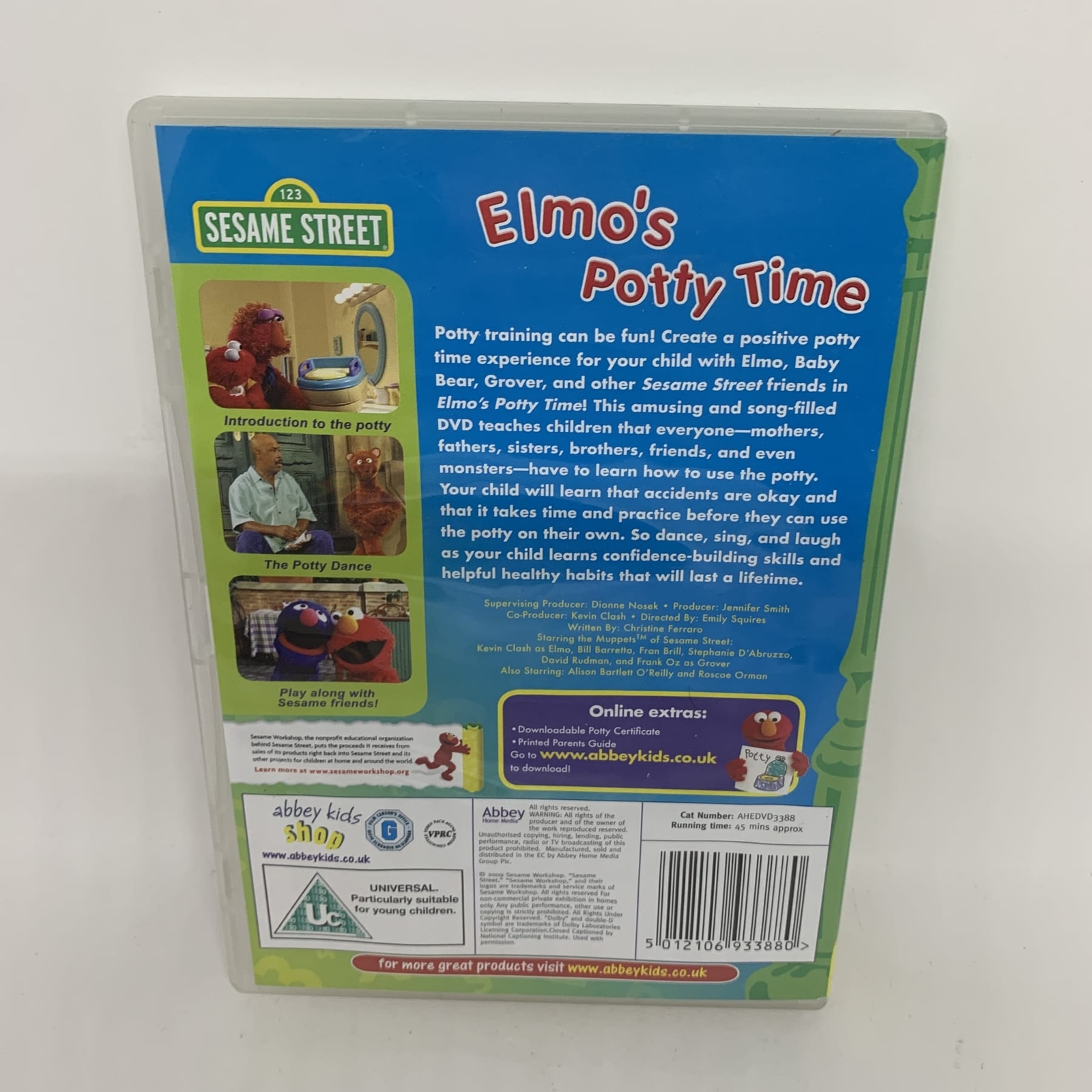 SESAME STREET: ELMO'S POTTY­ TIME DVD Region 2 EDUCATIONAL V Good Cond ...