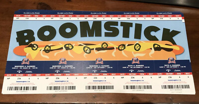 Texas Rangers Unused Tickets Final Season And Games Globe Life Park ...