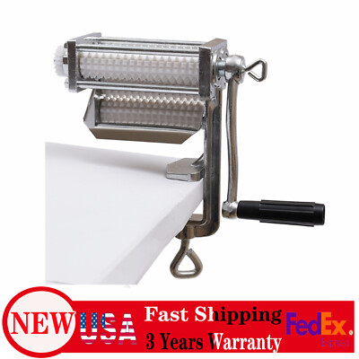 Meat Tenderizer Hand Crank Flatten butchers Tool Cuber Steak Machine ...