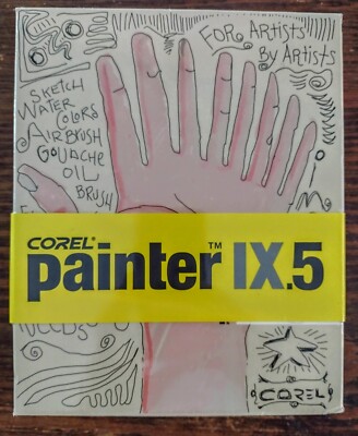 NIB Corel Painter IX.5 PC/Mac Painting & Illustration Software 9.5 New ...
