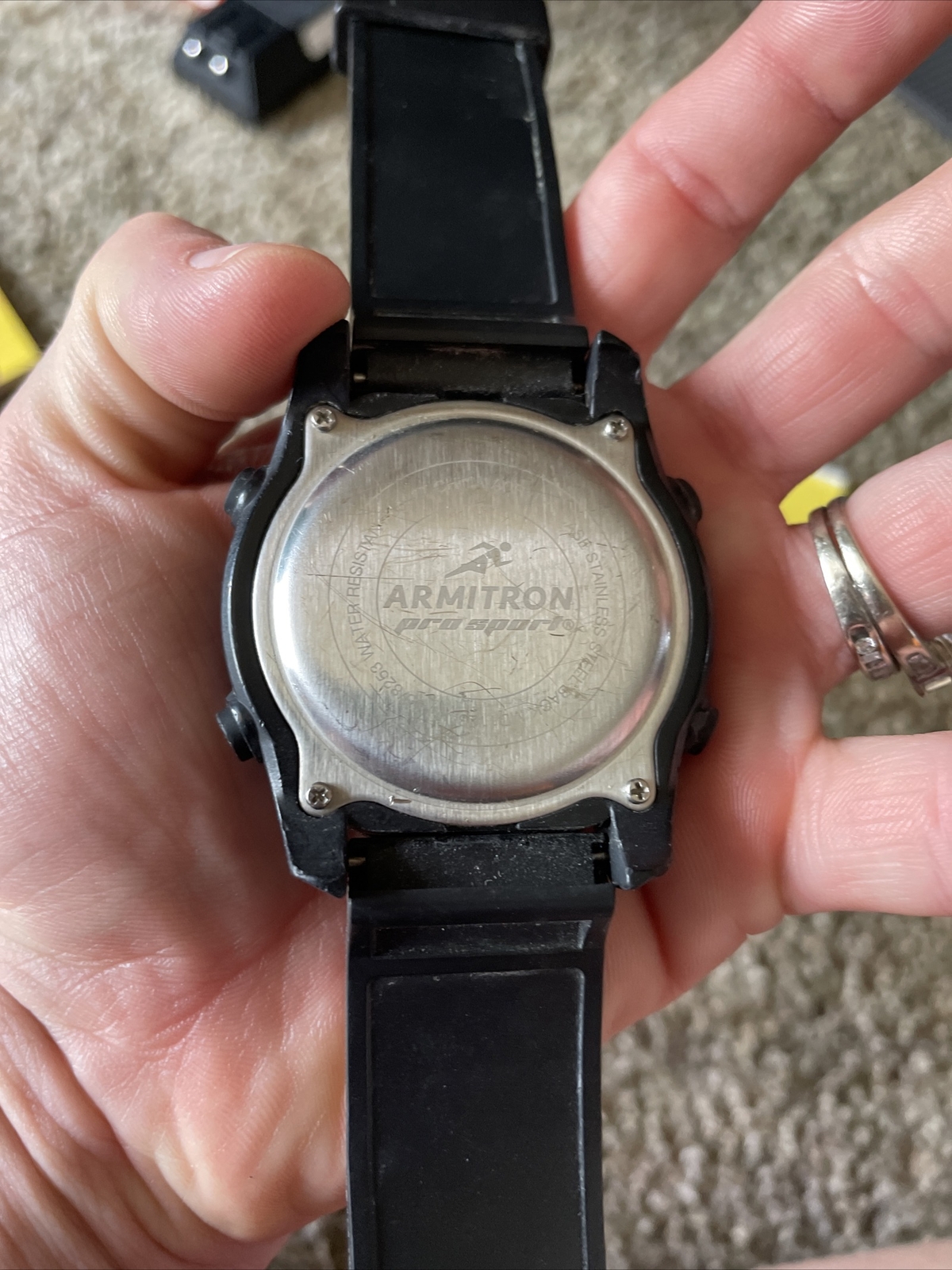 Armitron All Sport 40/8253 Mens Black Digital Quartz WR 100M Watch | eBay