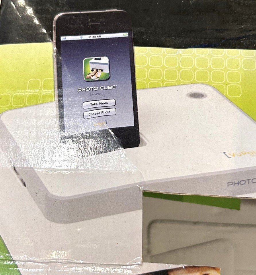 Vupoint Solutions Photo Cube Compact Photo Printer IP-P20-VP & Color ...