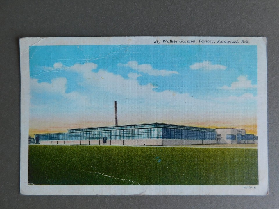 Vintage Postcard - Ely Walker Garment Factory - Paragould, Arkansas ...