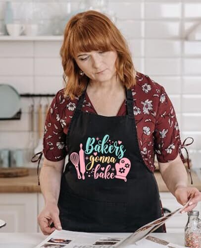 Funny Baking Aprons for Women, Cooking Kitchen Aprons Bakers Gonna ...