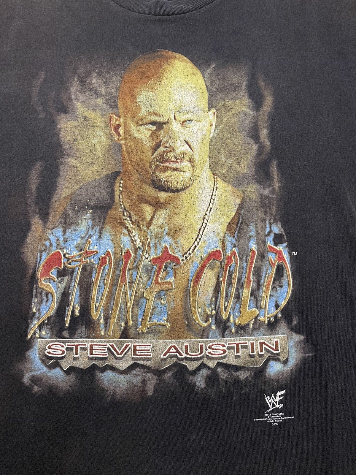 Vintage 1999 WWF Stone Cold Steve Austin Tee - Gem