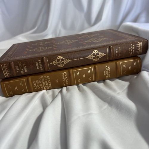 The Franklin Library 2 Book Lot - 1970’s First Edition Society Leather ...