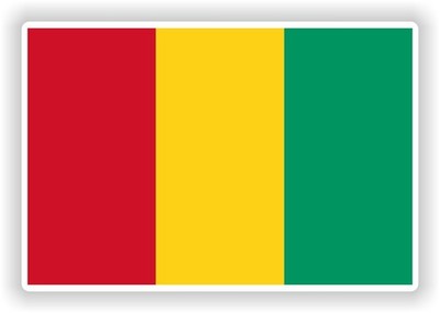 Guinea Flag Sticker / Vinyl Waterproof Decals Graphics | eBay