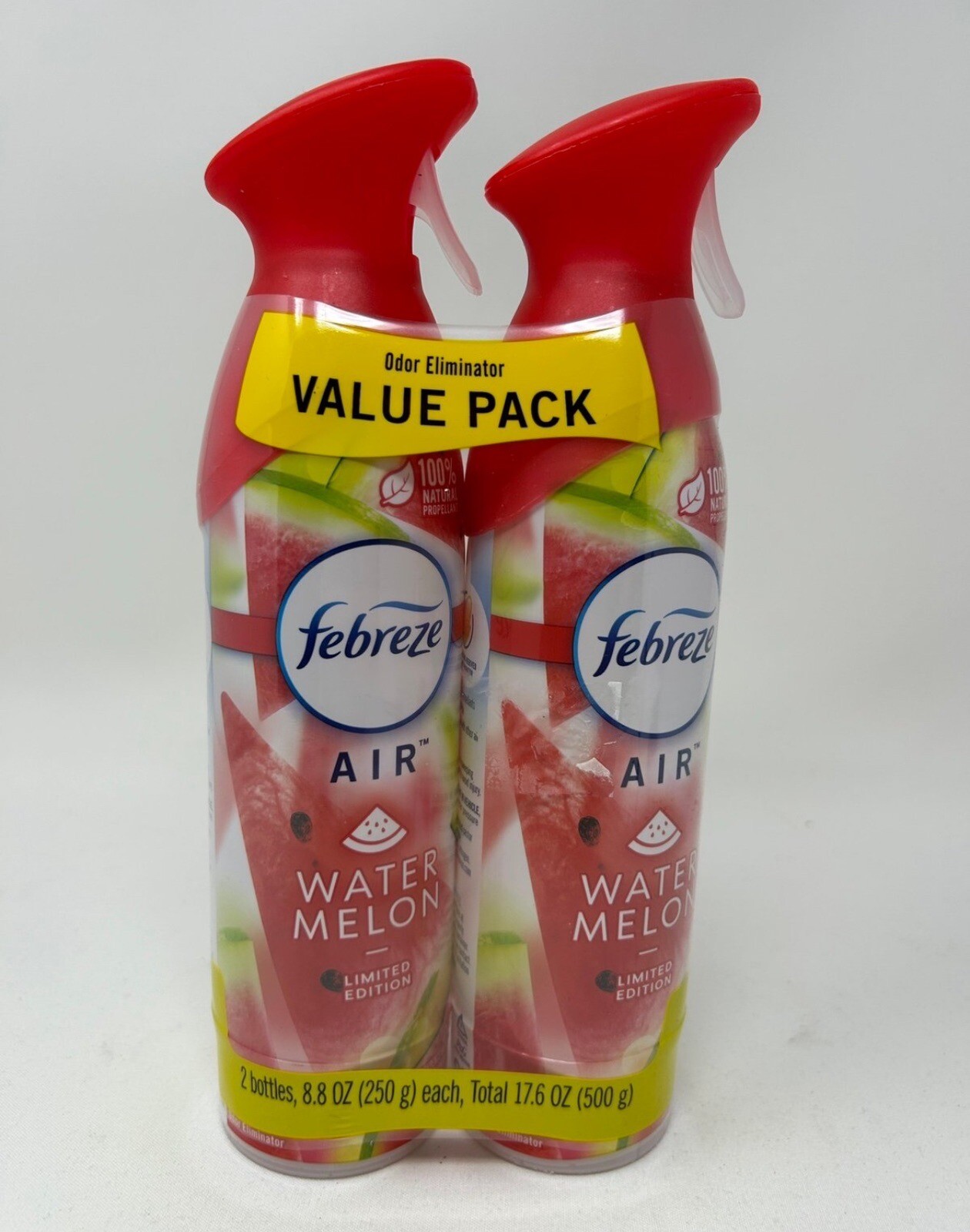 2 Febreze Air SWEET WATERMELON VINE Non-Aerosol Room Spray Freshener 8. ...