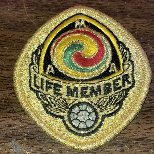 AMA American Motorcyclist Association Life Member Harley Indian Gold ...