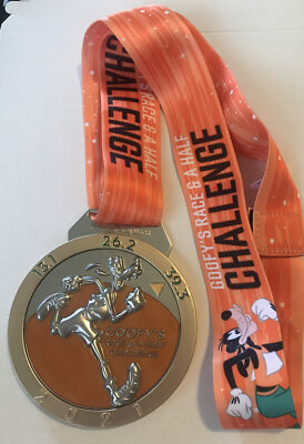 Walt Disney World GOOFY'S CHALLENGE Run 2021 Running Race Medal ...