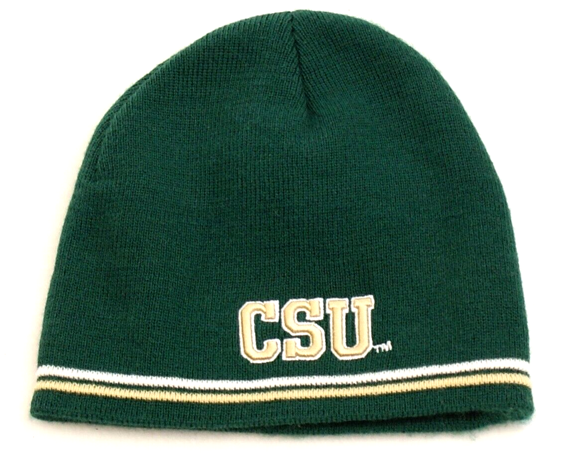 Colosseum Athletics CSU Rams Green Knit Beanie Skull Cap Men's One Size ...