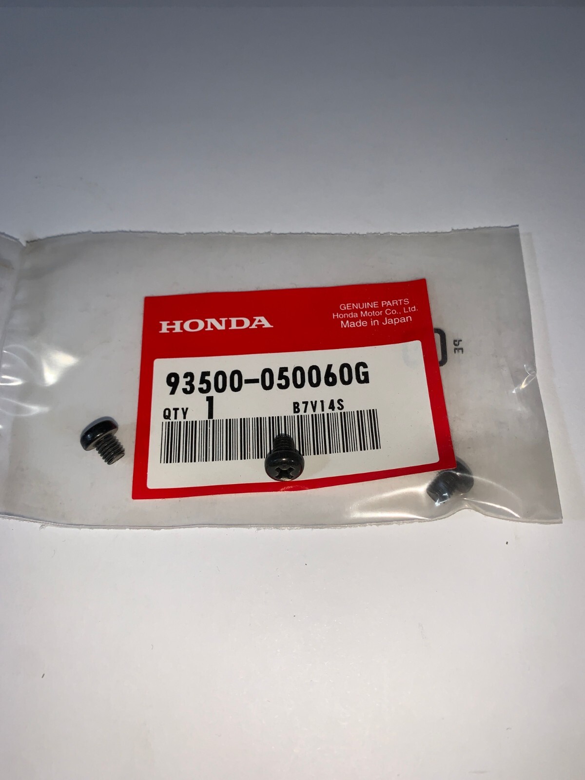 *1EA OEM HONDA 5X6 PAN SCREW BLACK 93500-05006-0G (213D) | eBay