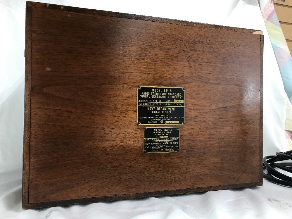 Signal Generator Federal LP-5 Navy Department Bureau of Ships | eBay