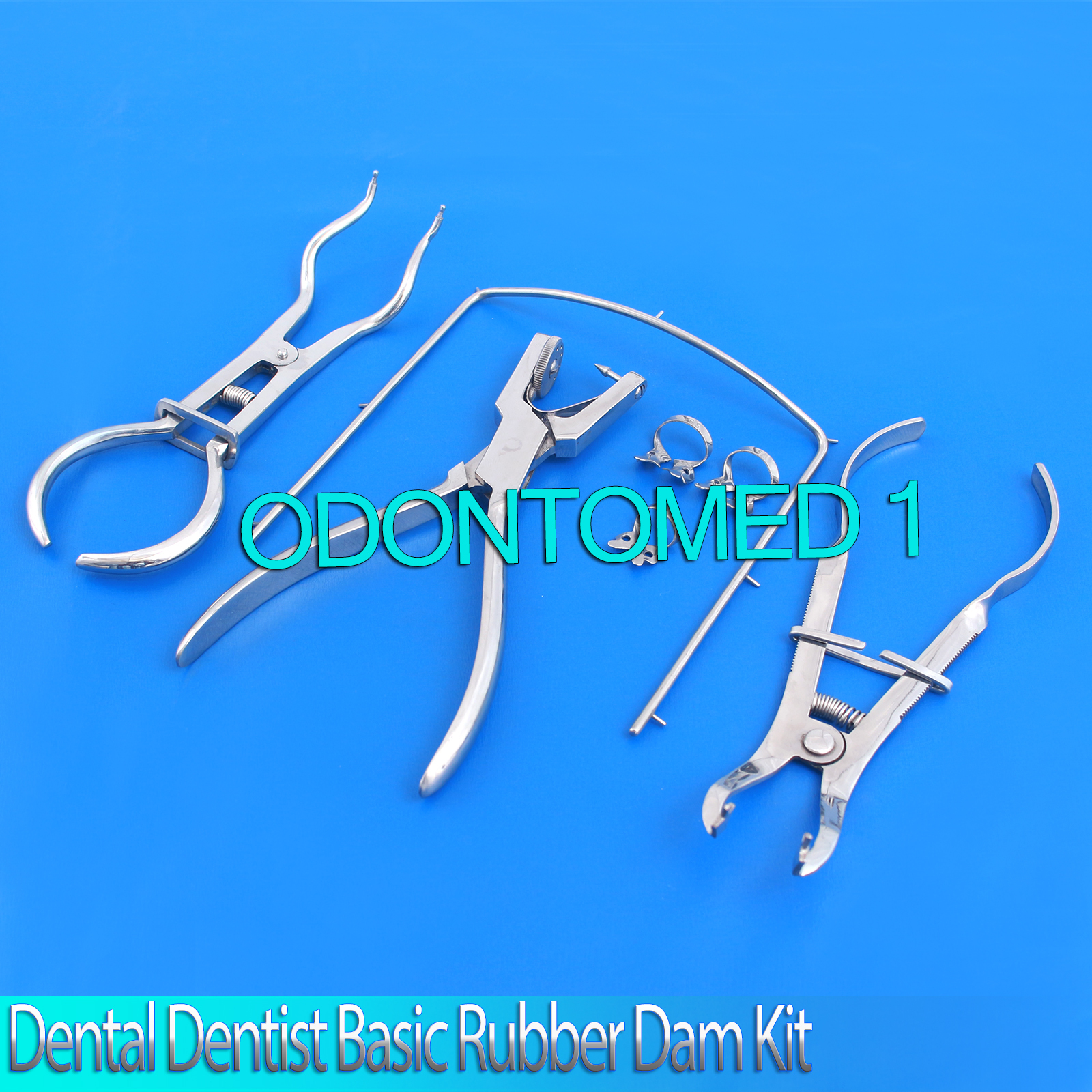 Dental Dentist Basic Rubber Dam Kit Dental Surgical Instruments Set DN ...