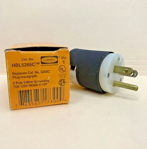 (K) Hubbell Straight Blade HBL5266C | eBay