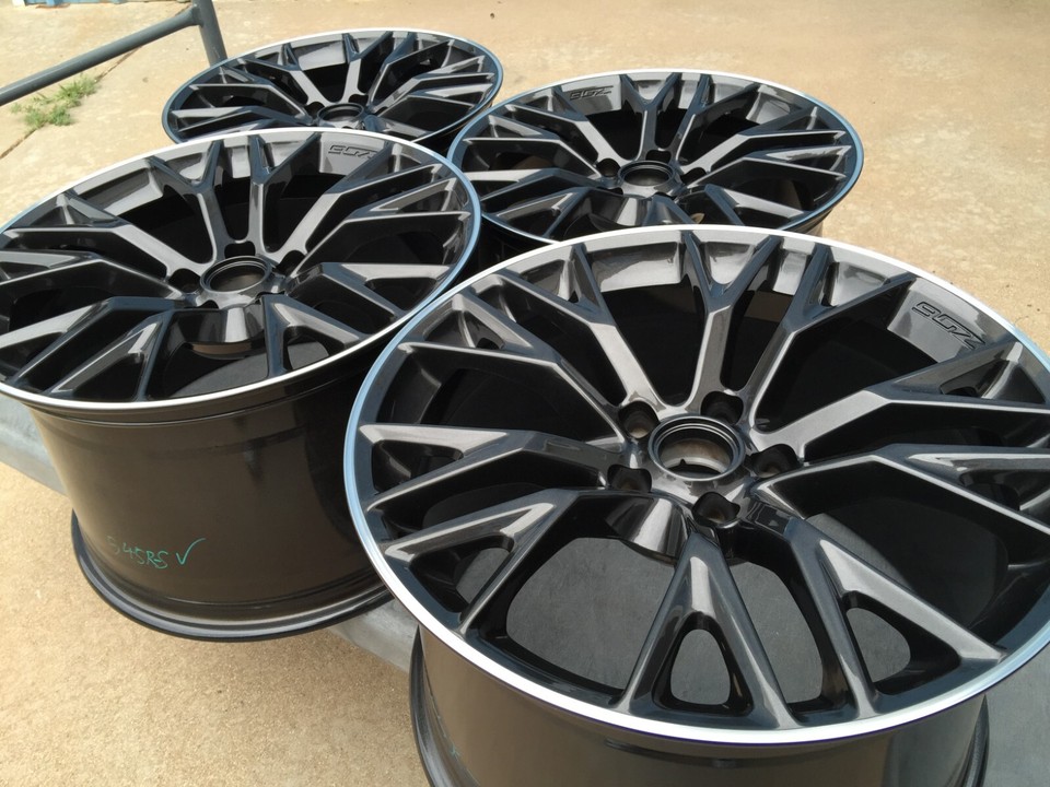 GM OEM C7 Z06 Spectra Gray Corvette Wheels 19x10 20x12 Z07 LT4 C7 ZO6 ...