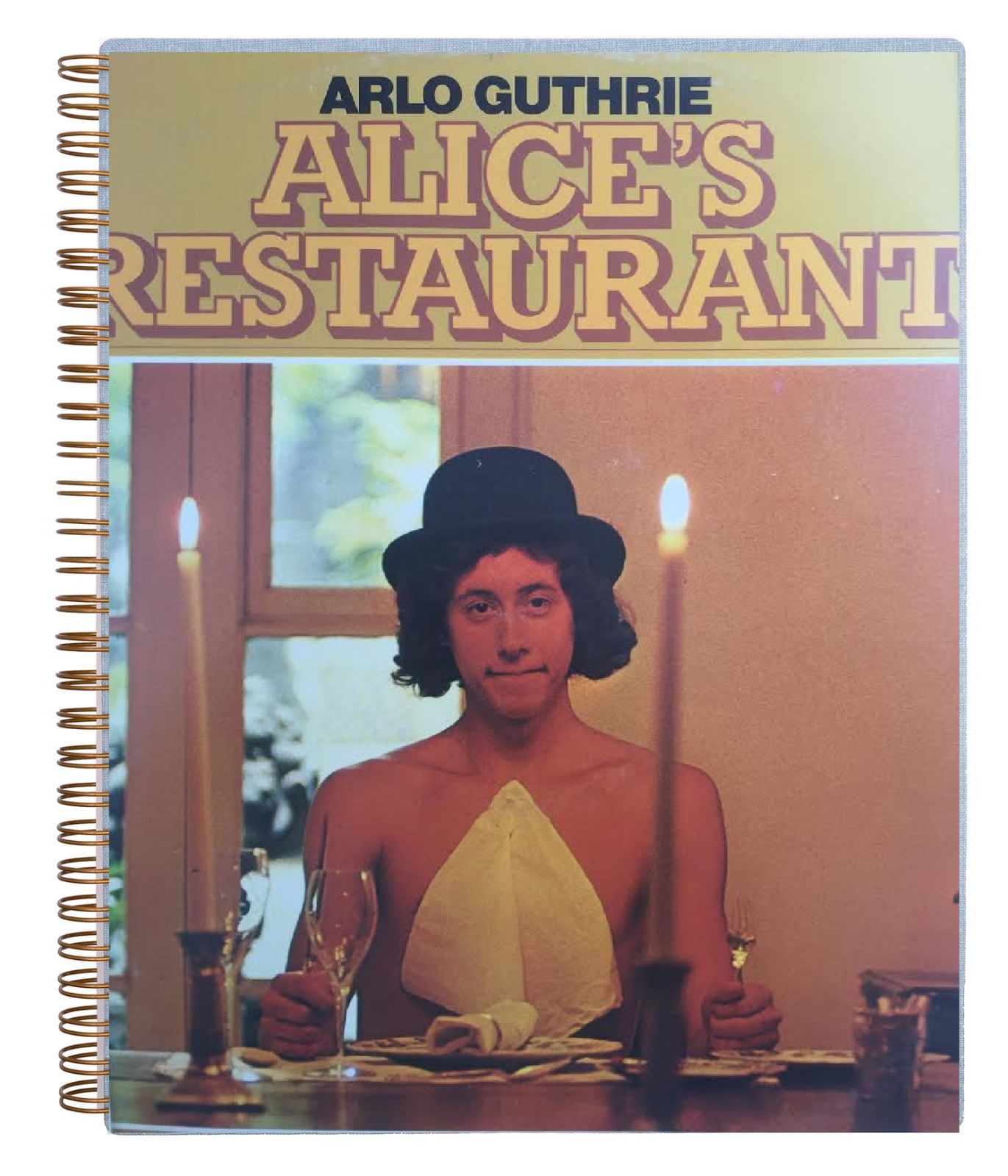 for the Arlo Guthrie Alice's Restaurant LP fan / Album Cover Notebook ...