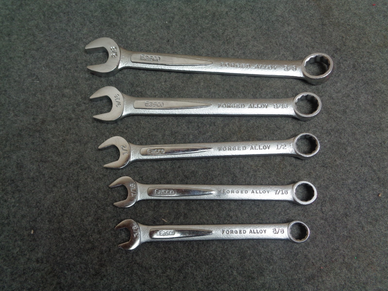 EASCO USA Combination Wrench Set - 3/8”to 5/8” | eBay