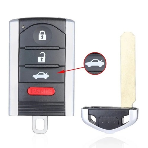 Remote Control Car Key Fob 4 Buttons 313.8MHz ID46 Chip for Acura TL ...