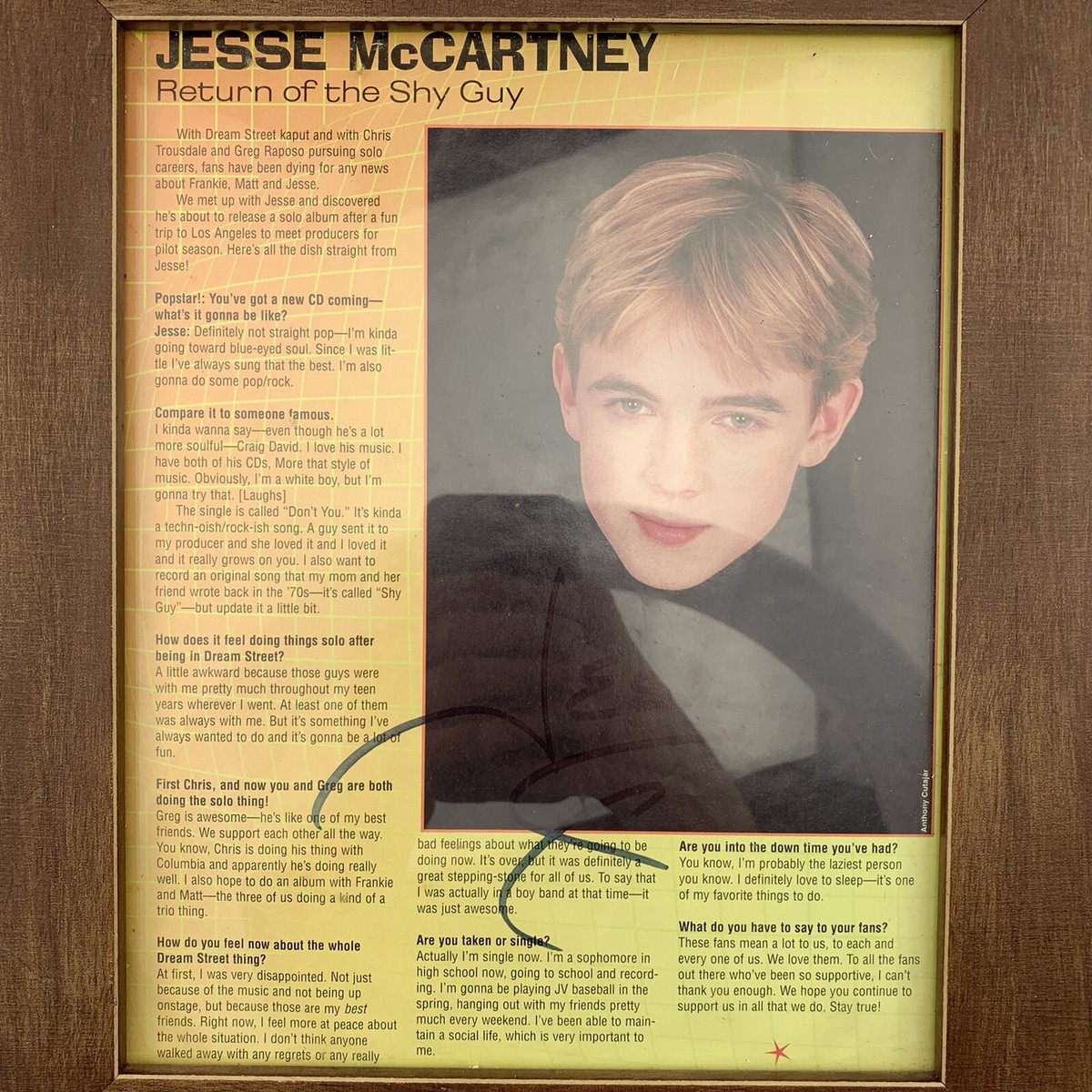 Jesse Mccartney Then And Now Jesse McCartney Just Jared: Celebrity