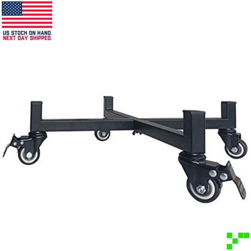 18" Plant Caddy w Wheel Lock Metal Rolling Stand Heavy Duty 200 lb ...