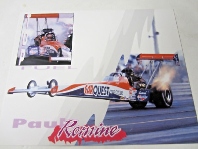 NHRA Original 1998 Paul Romine CARQUEST Top Fuel Dragster Drag Racing ...
