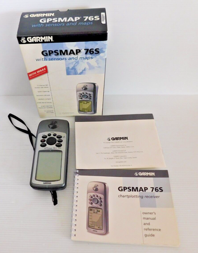 Garmin GPSMAP 76S Handheld GPS Tested with Vintage Car Charger (not ...
