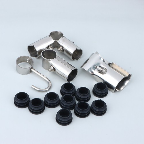 25MM Stainless Steel Pipe Connector Fixed Parts Landing Airing Rack Rod ...