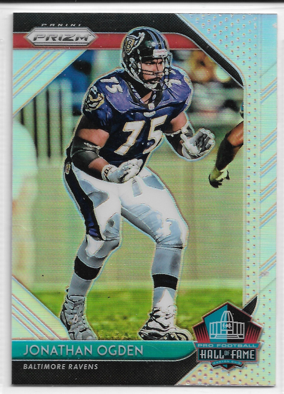 2018 Panini Prizm Johnathan Ogden Hall Of Fame Parallel Card # HOF-29 ...