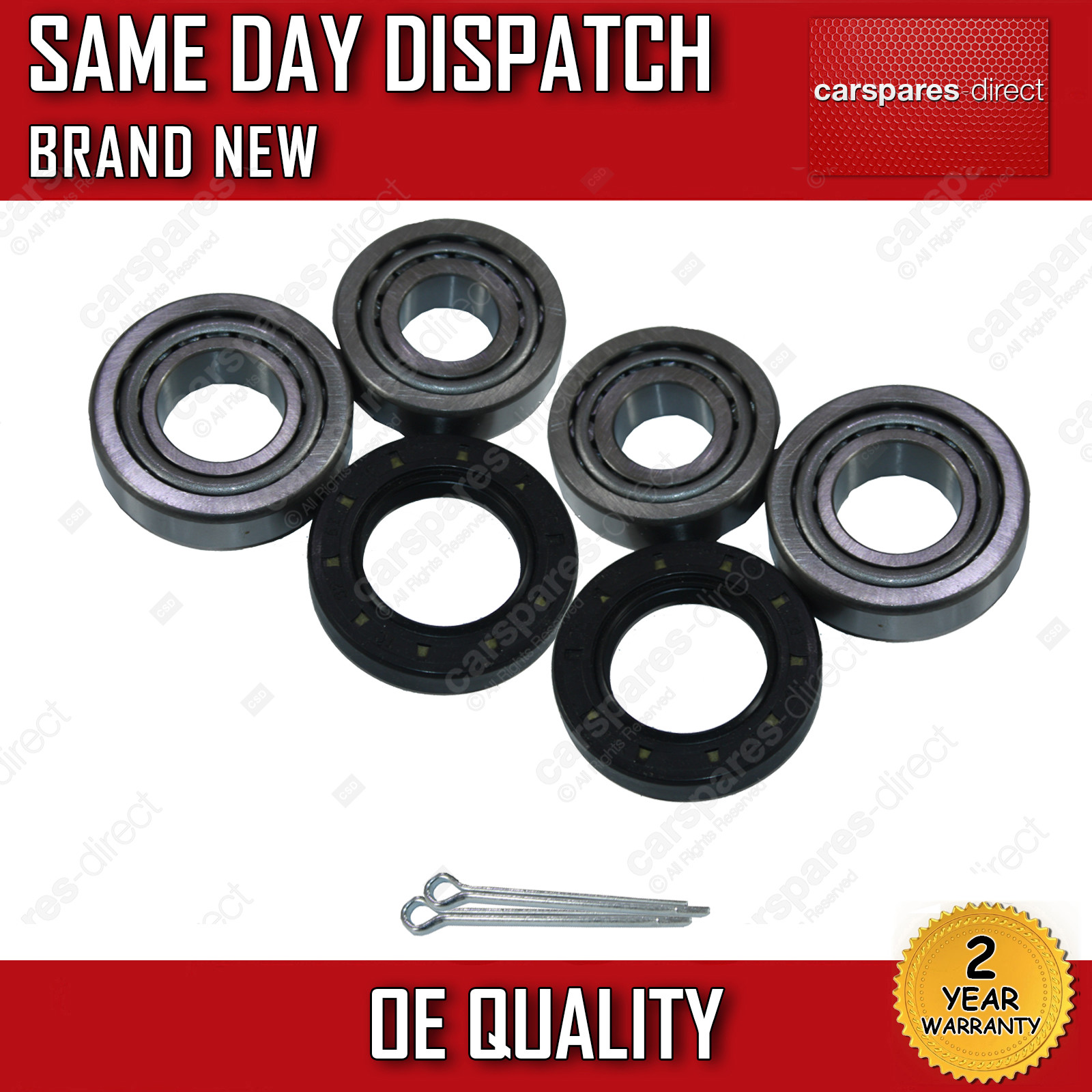 DAEWOO MATIZ (KLYA) 0.8 1.0 1998-ONWARDS X2 REAR WHEEL BEARING KIT ...
