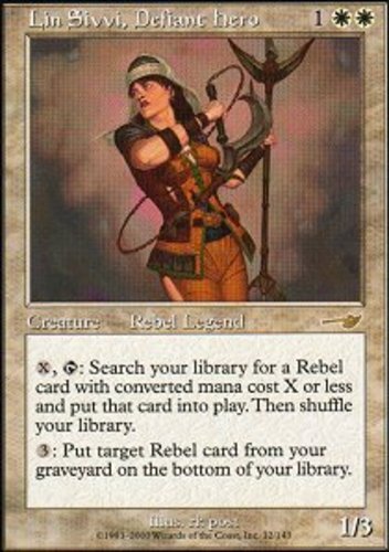 MTG - Lin Sivvi, Defiant Hero - Nemesis - MP, English Magic FLAT RATE ...