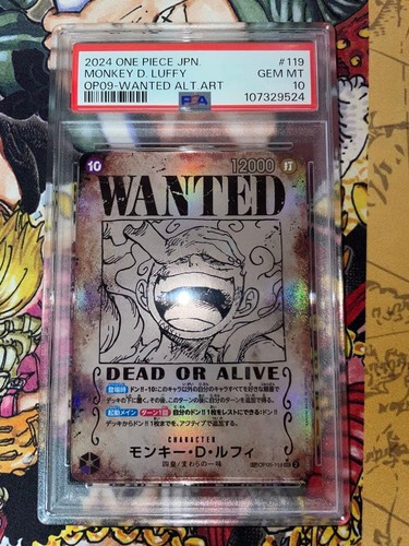 PSA10 Monkey D. Luffy Nika Wanted Poster SP One Piece Card Japanese | eBay