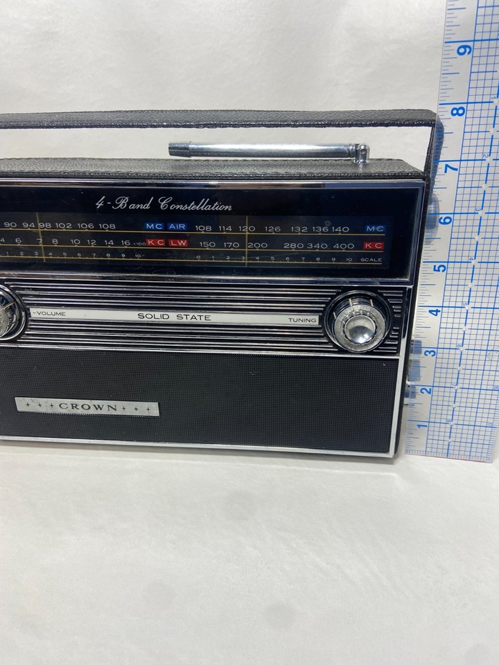 Vintage Crown Constellation 4 Band Solid State Radio Works TRF-2200 | eBay