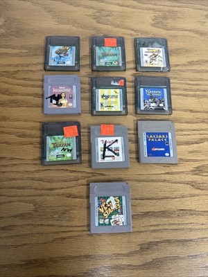 Nintendo Gameboy Color Game Cartridge Lot of 10 UNTESTED | eBay