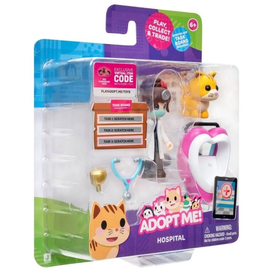 Roblox Adopt Me Hospital ~ Doctor + Pet Cat + Virtual Item Code Play ...