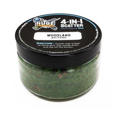 Huge Miniatures Basing Supply 4-in-1 Scatter Flock - Woodland Scatter ...