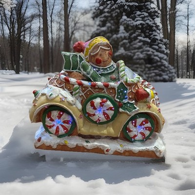 Cracker Barrel All Hearts Come Home Christmas Gingerbread Fiber Optic ...