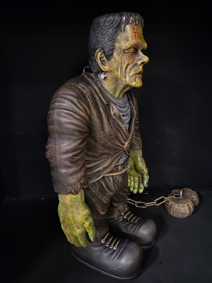 AURORA MOEBIUS GIANT FRANKENSTEIN BUILT UP GLEN STRANGE HEAD MONSTER ...