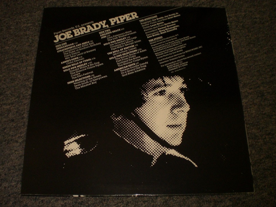 Joe Brady, Piper~U.S. Pipe Band Association~Paul McCartney~John Denver ...