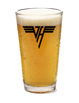 Van Halen - Rock and Roll - 16oz Pint Beer Glass Pub Barware Seltzer ...