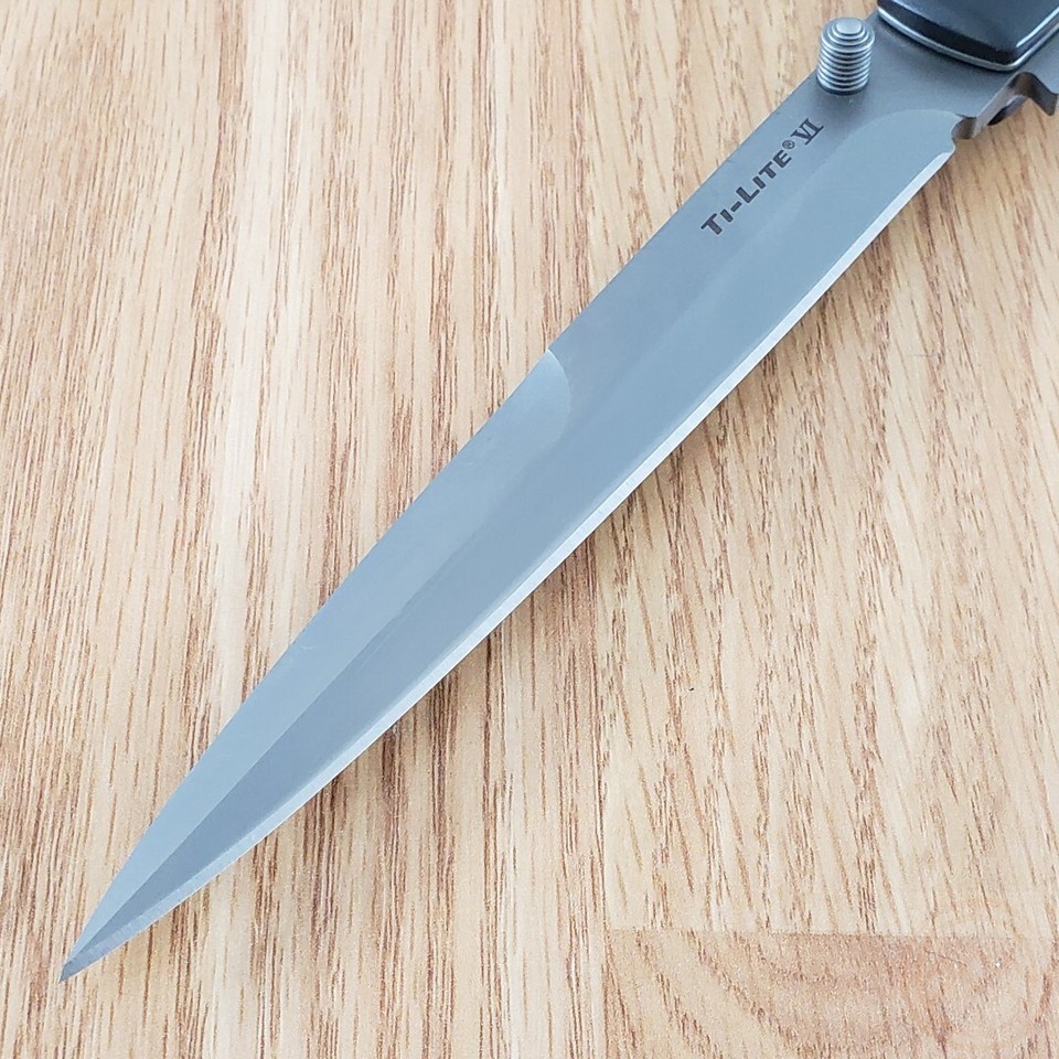 Cold Steel Ti-Lite Folding Knife 6" CPM S35VN Steel Blade Black ...