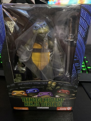 Neca TMNT Leonardo 1990 Movie Gamestop Exclusive Figure 2018 *Sealed ...