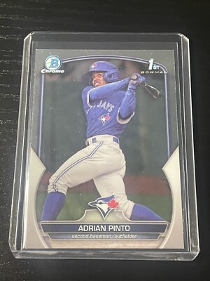 2023 Topps Bowman Chrome Adrian Pinto 1st Bowman Prospect Base Toronto ...