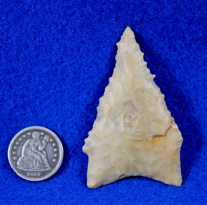 Dalton Hardaway Point Authentic Prehistoric Arrowhead Artifact Native ...