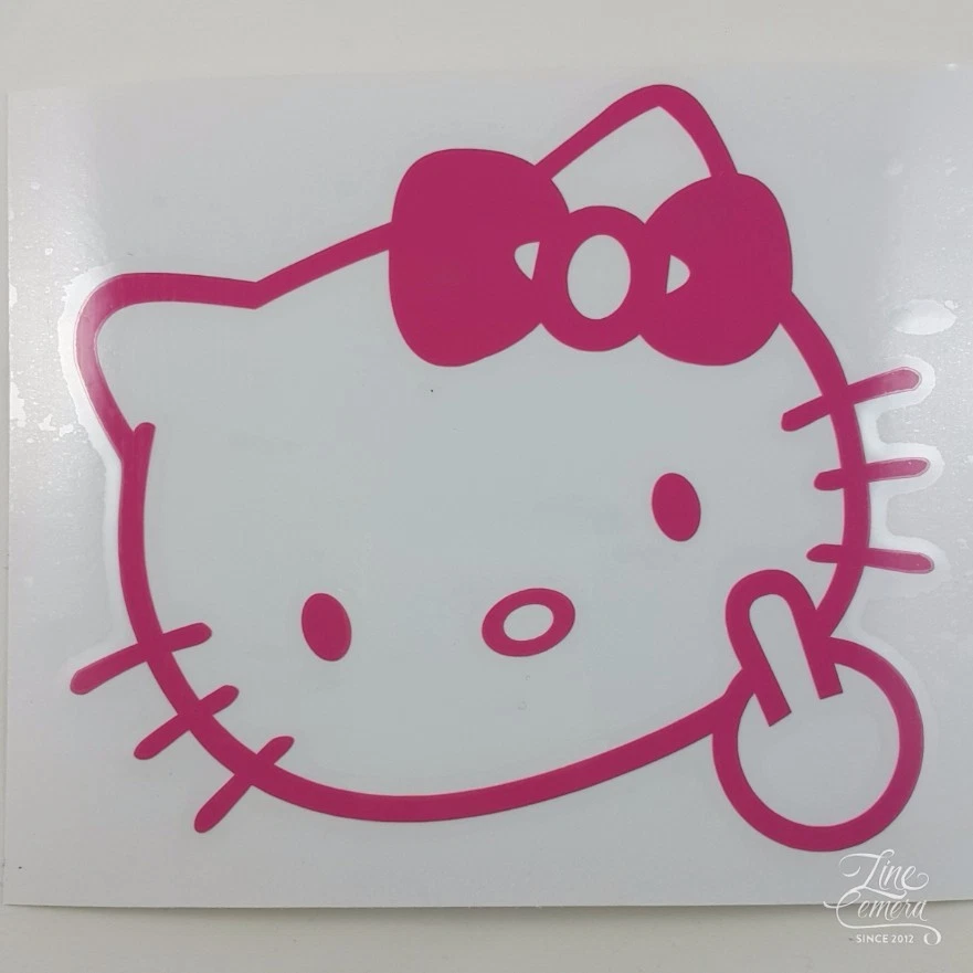 Hello Kitty Giving The Middle Finger