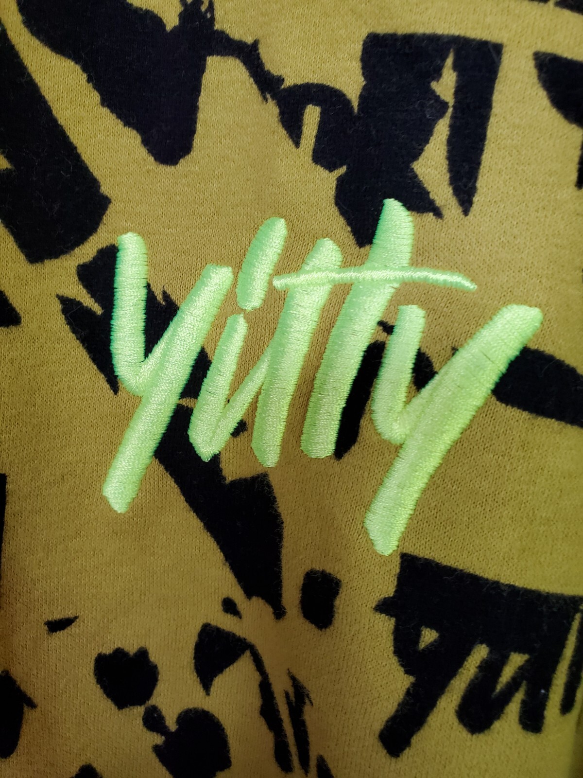 Fabletics Yitty By Lizzo Yellow Major Label Oversized Hoodie Sweatshirt ...