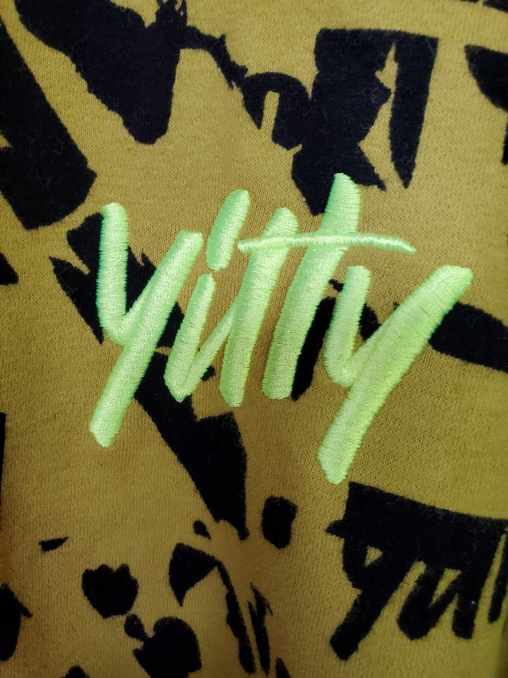 Fabletics Yitty By Lizzo Yellow Major Label Oversized Hoodie Sweatshirt ...