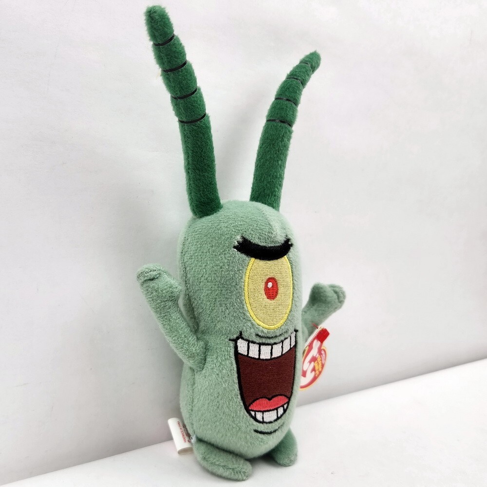 2012 Ty Beanie Baby Sheldon J. Plankton Spongebob Squarepants for sale ...